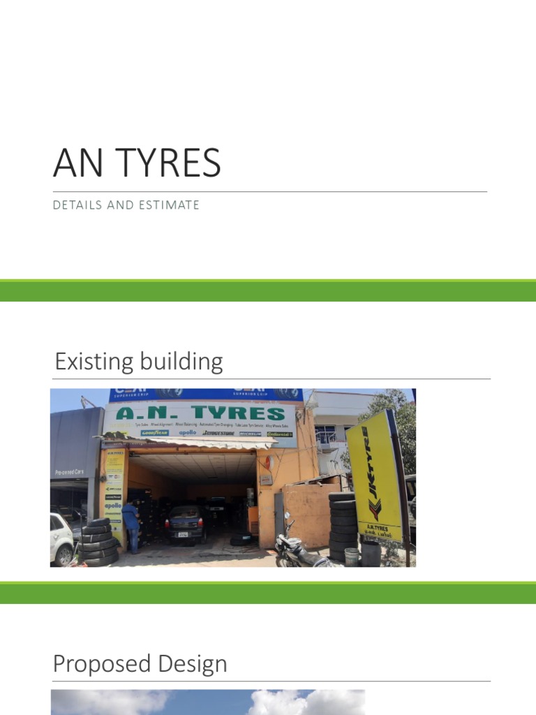 An Tyres: Details and Estimate | PDF | Technology & Engineering