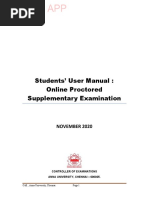 MCQ Online Exam Instructions for Students | PDF | Multiple Choice ...