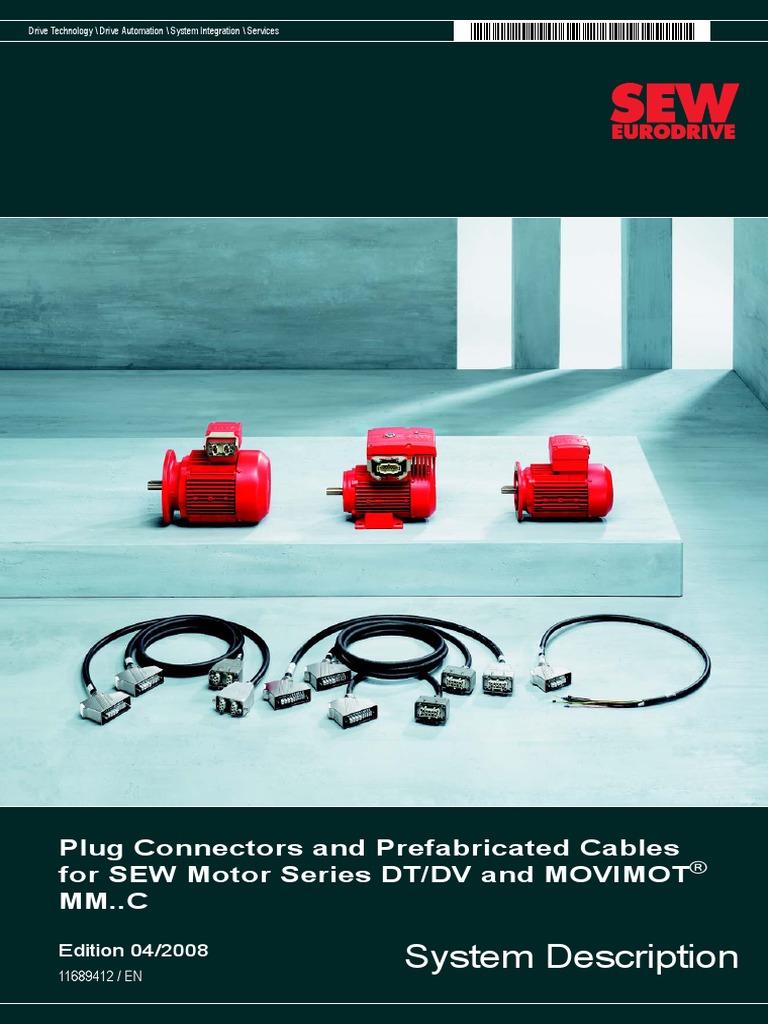 Plug Connectors and Prefabricated Cables For SEW Motors DT - DV and MMC ...