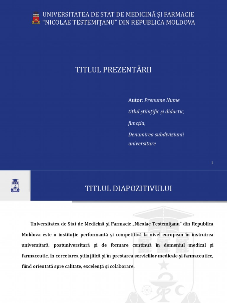 USMF Presentation Template | PDF