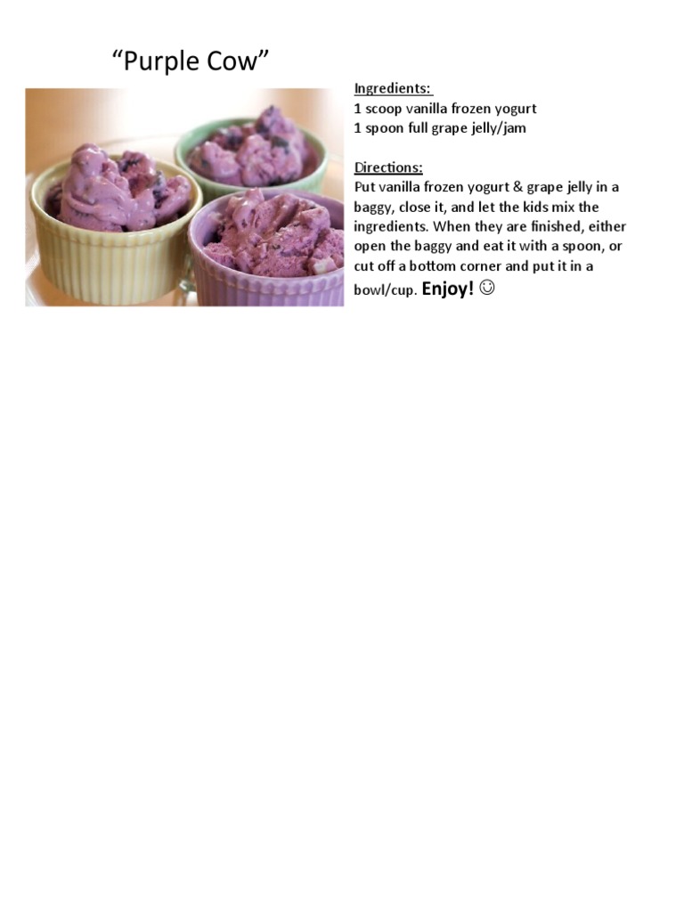 Purple Cow | PDF | Cooking, Food & Wine | Wellness