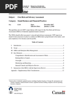 ORSA Report Template Overview | PDF | Risk | Risk Management