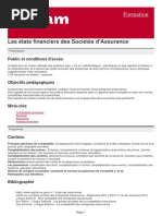 Comptabilité des Sociétés d'Assurances CIMA | PDF | Comptabilité ...