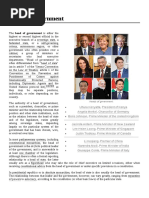 Current Heads of State 2025 List | PDF | Heads Of State | Government ...