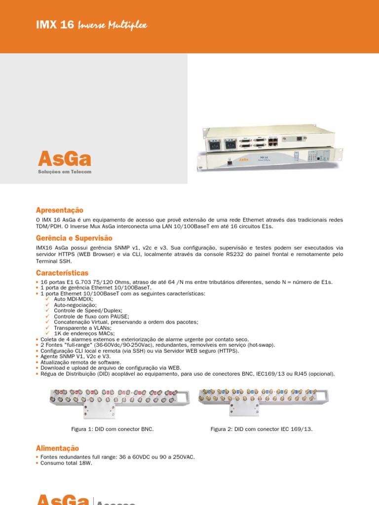 002 - AsGa IMX 16 | PDF | Tecnologia de mídia | Tecnologia digital