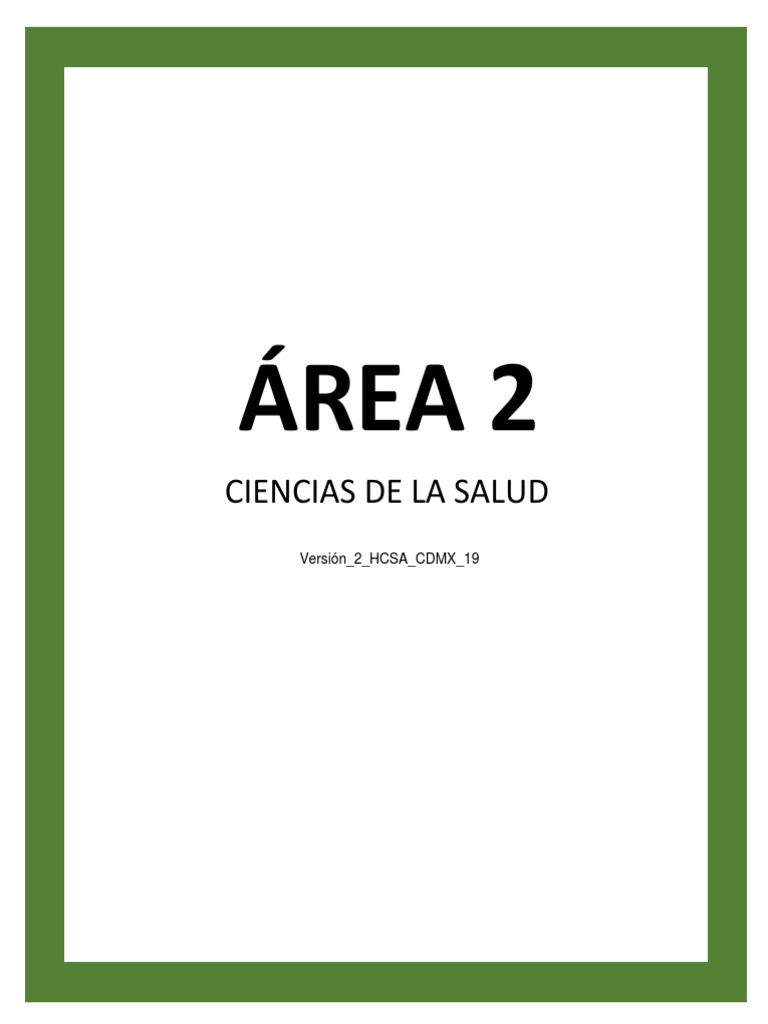 Área 2 Examen Simulacro PDF | PDF | Entalpía | Biología Celular)