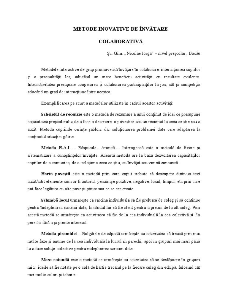 Metode Colaborative | PDF