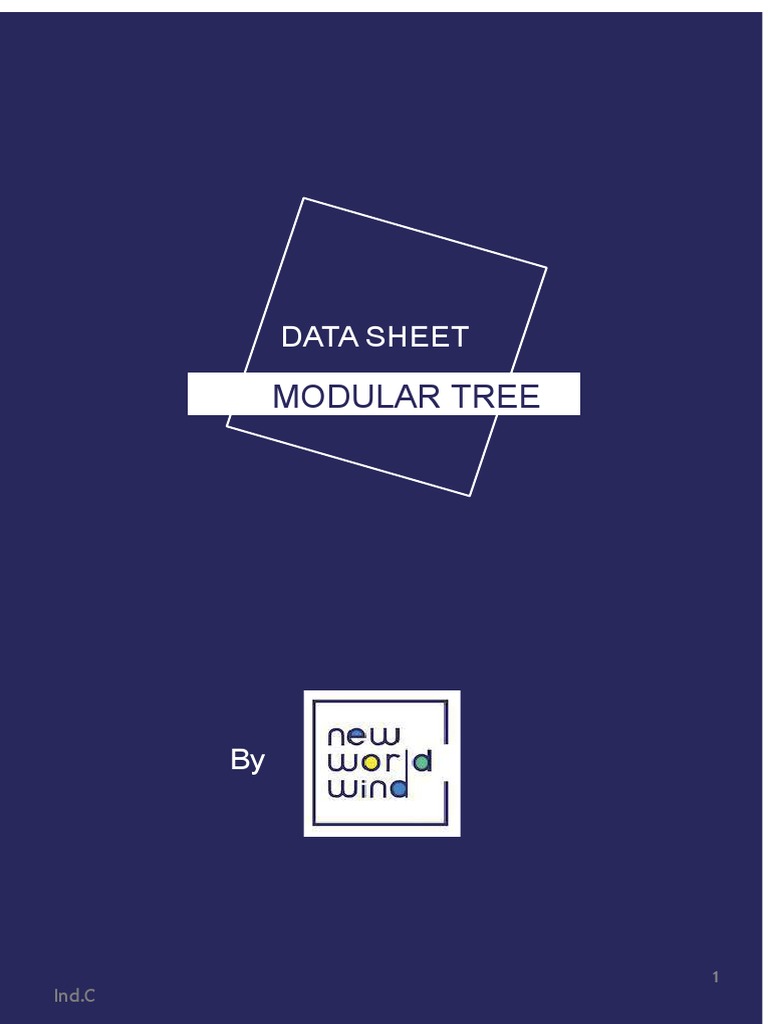 Data Sheet Modular Tree | PDF | Electric Generator | Power Inverter