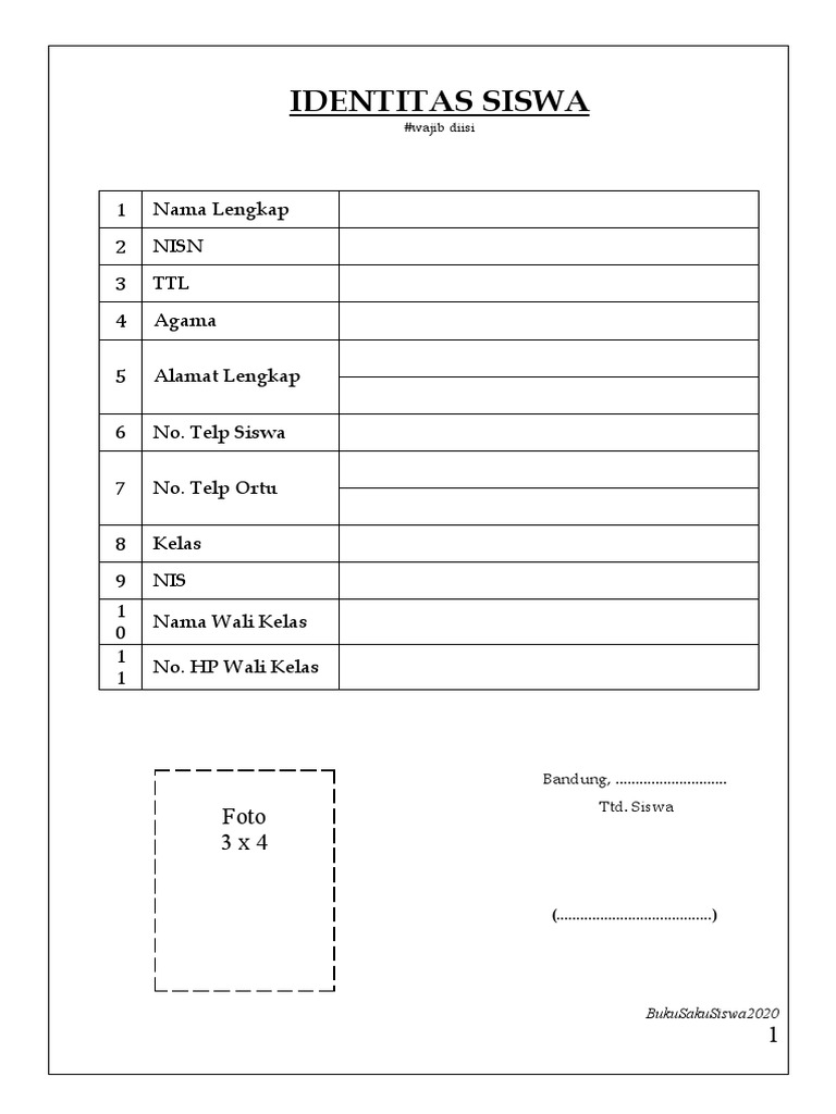 Buku Saku Siswa 2019 | PDF