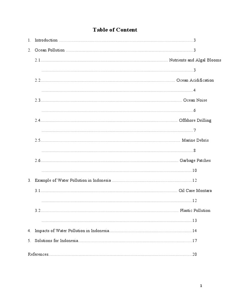 Table of Content | Download Free PDF | Oceanography | Physical Geography
