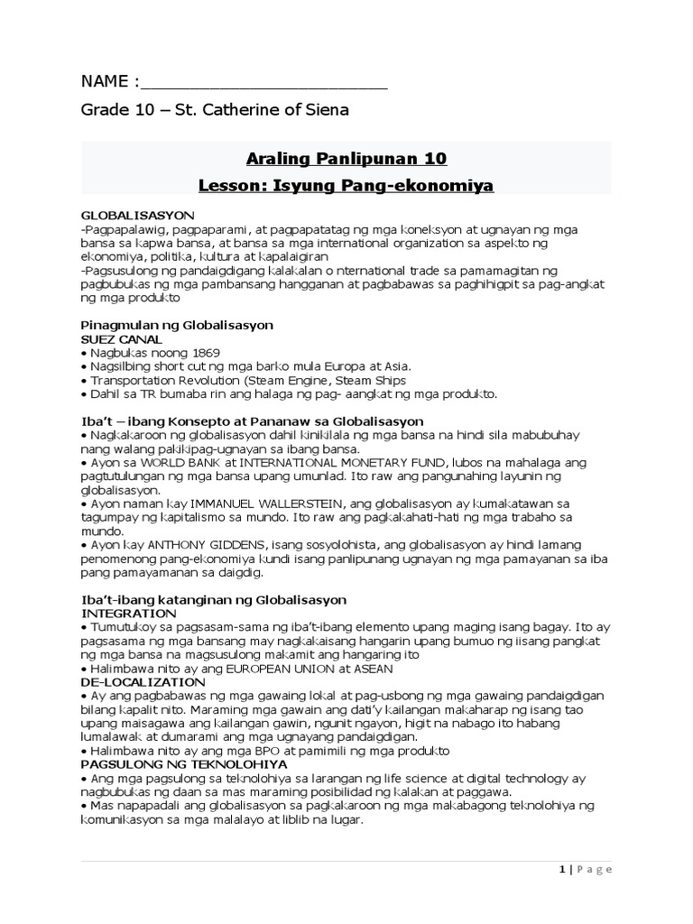 Grade 10-Module-5 | PDF