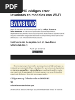 Códigos de Error DeLavadora Mabe | PDF | Lavadora | Detergente