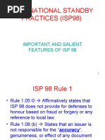 ISP 98-International-Standby-Practices PDF | PDF | Letter Of Credit | Business Law