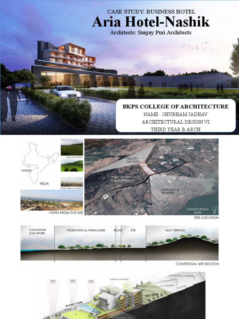 CASE STUDY-Aria Hotel Nashik-Sanjay Puri Achitects | PDF