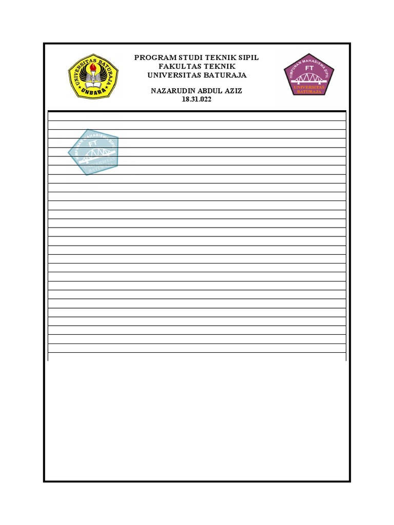 Lembar Kerja Sipil | PDF