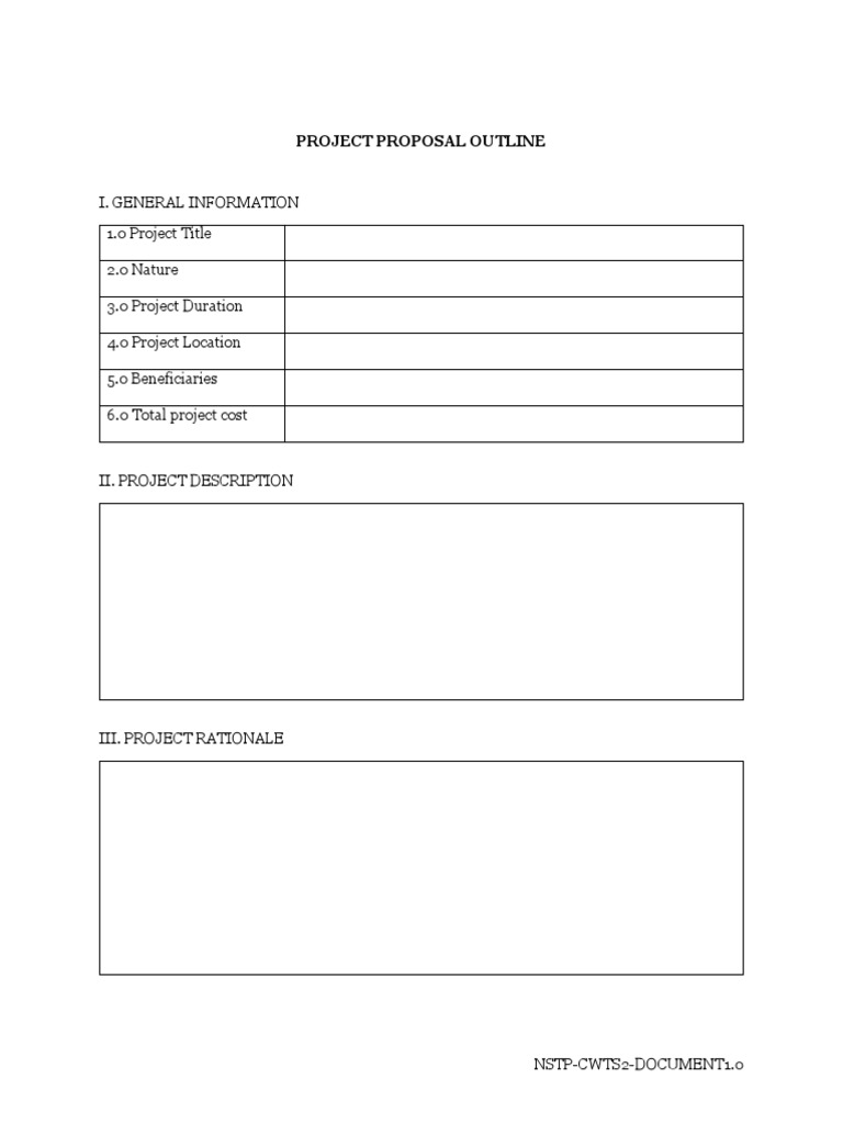 Project Proposal Outline | PDF