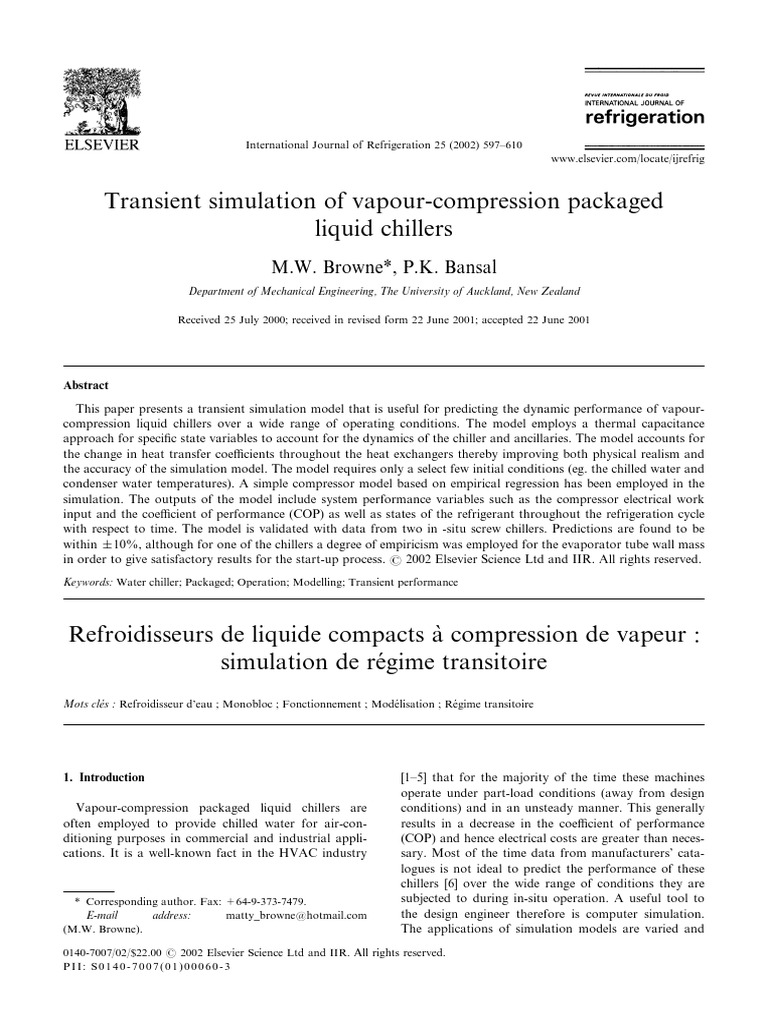 Refrigeration Cycle Simulation | PDF | Heat Exchanger | Heat Transfer