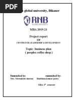 PDF Coffee Shop Business Plan Template | PDF | Retail | Marketing