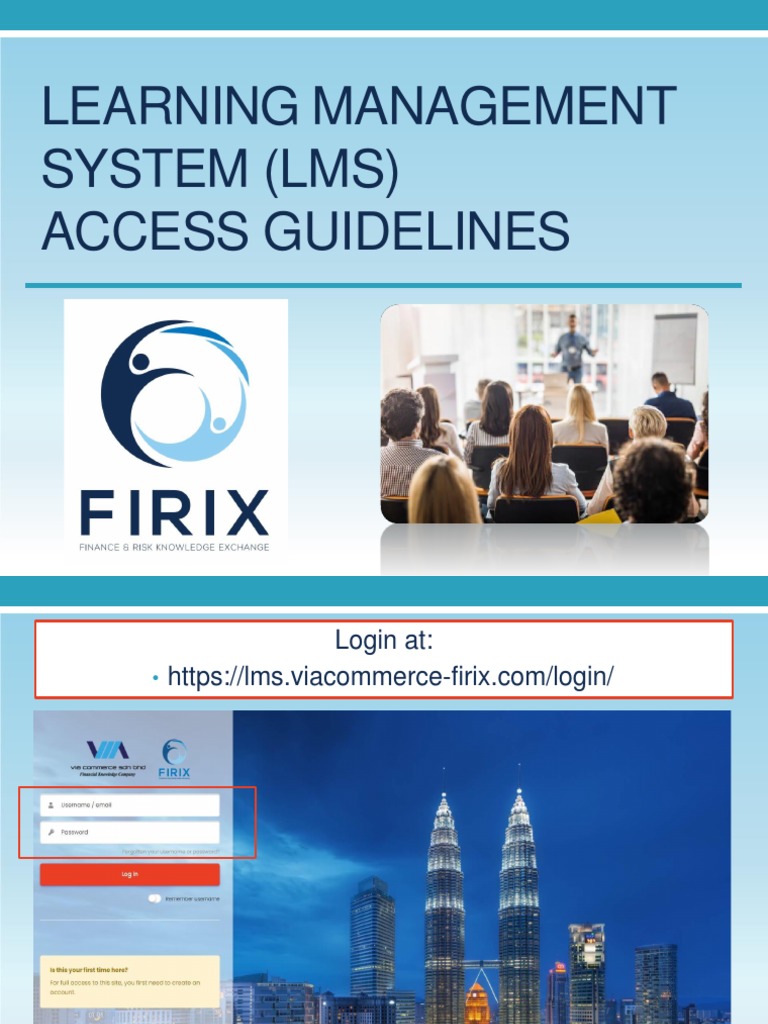 FIRIX - LMS Access Guidelines - FRM Program | PDF