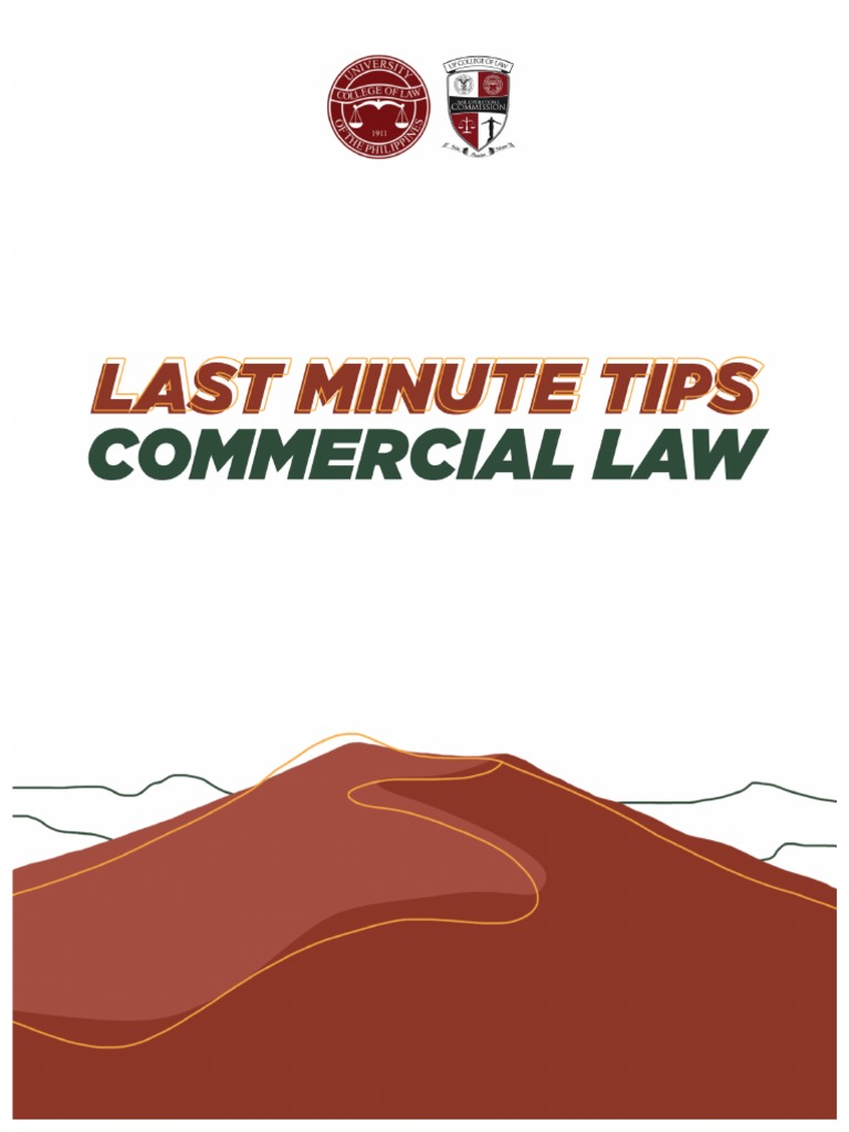 UP BOC Commercial Law LMT | PDF | Letter Of Credit | Securities (Finance)