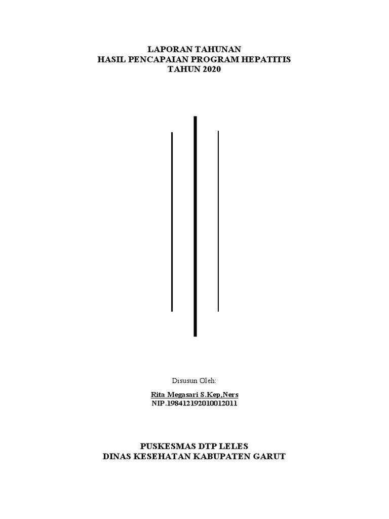 Laporan Tahunan Hasil Pencapaian Program Hepatitis | PDF