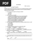 Questionnaire On Sleep Deprivation/FPA | PDF | Sleep Deprivation | Sleep