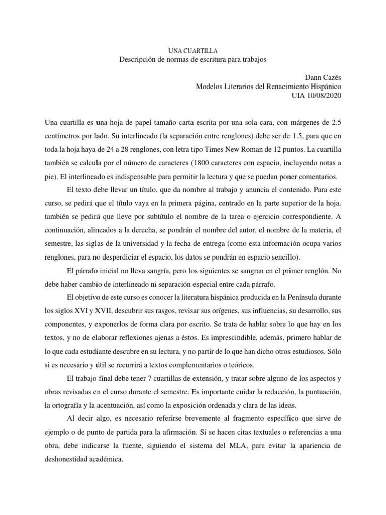 Una Cuartilla | PDF | Escritura | Poesía