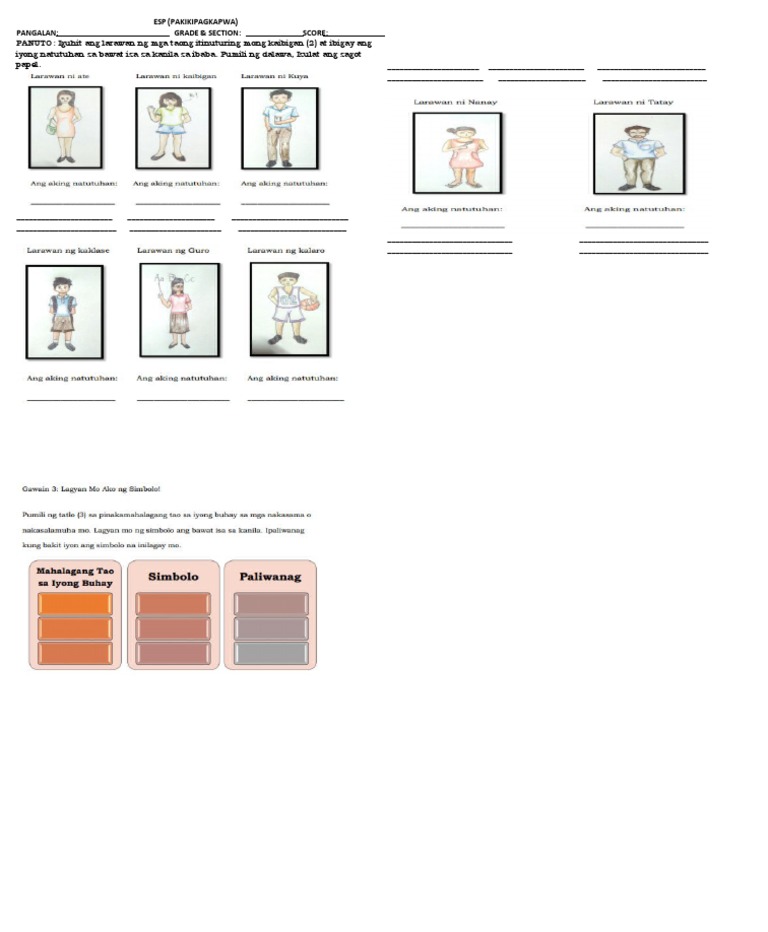 Esp 8 Activity Sheets 2ND W 1 | PDF