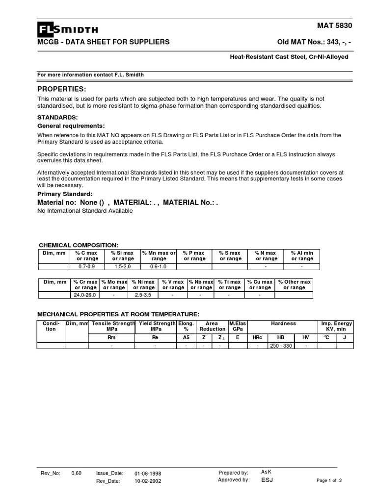 Mat 5830 For Suppliers | PDF | International Electrotechnical ...