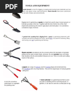 Farm Tools and Their Uses | PDF | Plough | Natural Resource Management