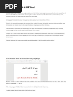 Lafadz Di Word | PDF