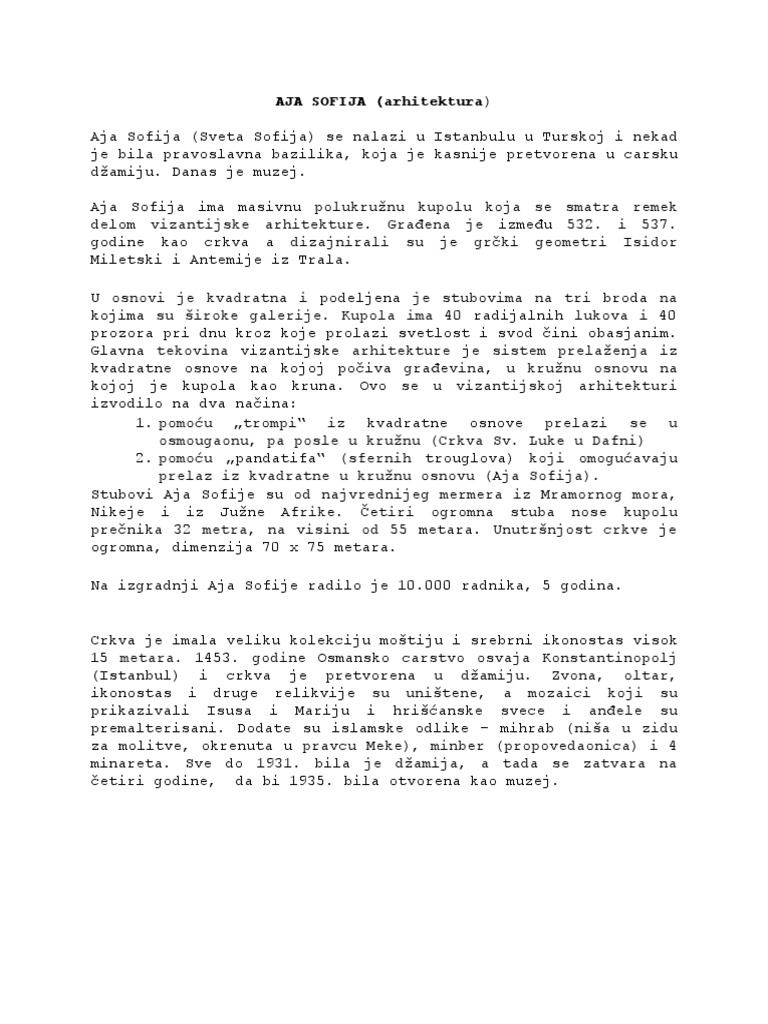 Aja Sofija | PDF