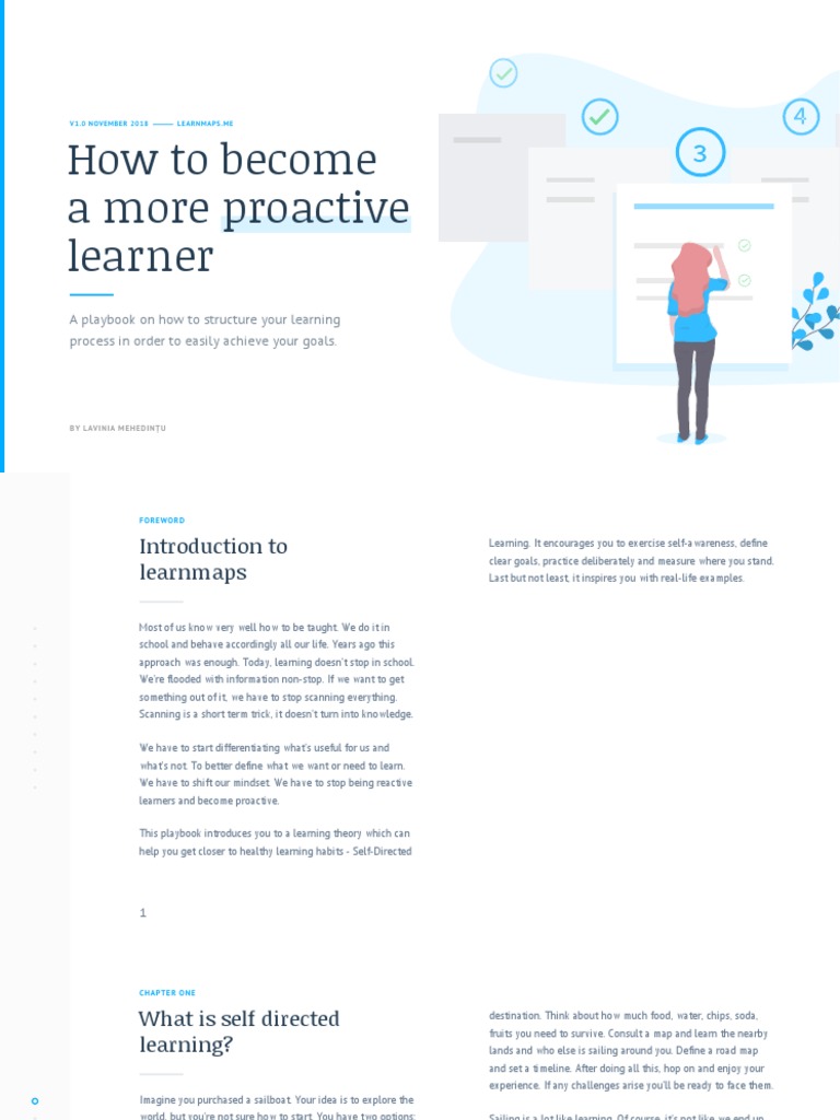 Proactive Learning Playbook Guide | PDF | Behavior Modification | Learning