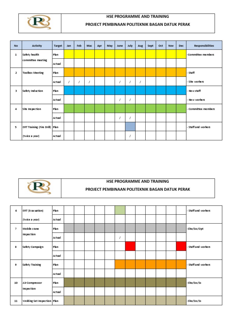 HSE Programme and Training PDF | PDF | Nature