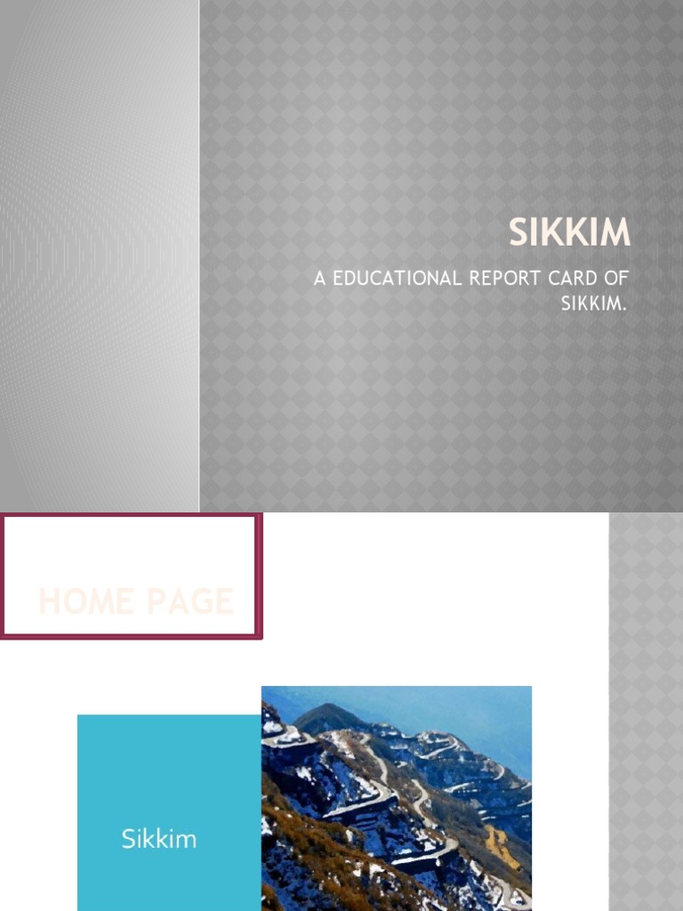Sikkim Educational Performance Report | PDF | Social Science