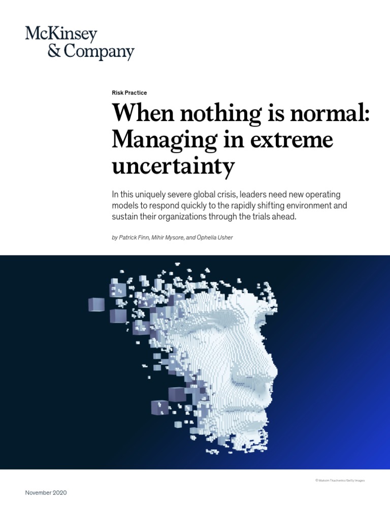 When Nothing Is Normal: Managing in Extreme Uncertainty | PDF ...