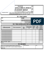 4.obrazac PK-1001 - Zahtjev Za Izdavanje Porezne Kartice | PDF
