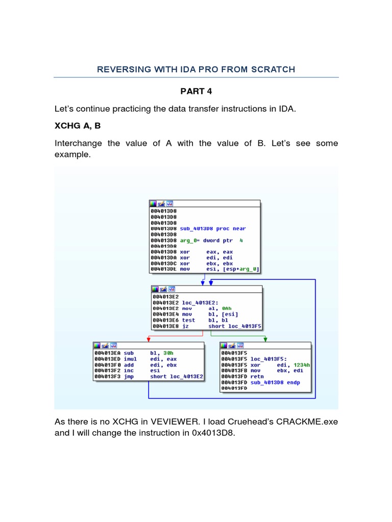 4-Reversing With Ida Pro From Scratch PDF | PDF | String (Computer ...