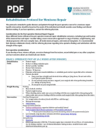 Rehabilitation Protocol For Hamstring Injury Non Operative | PDF | Hip ...