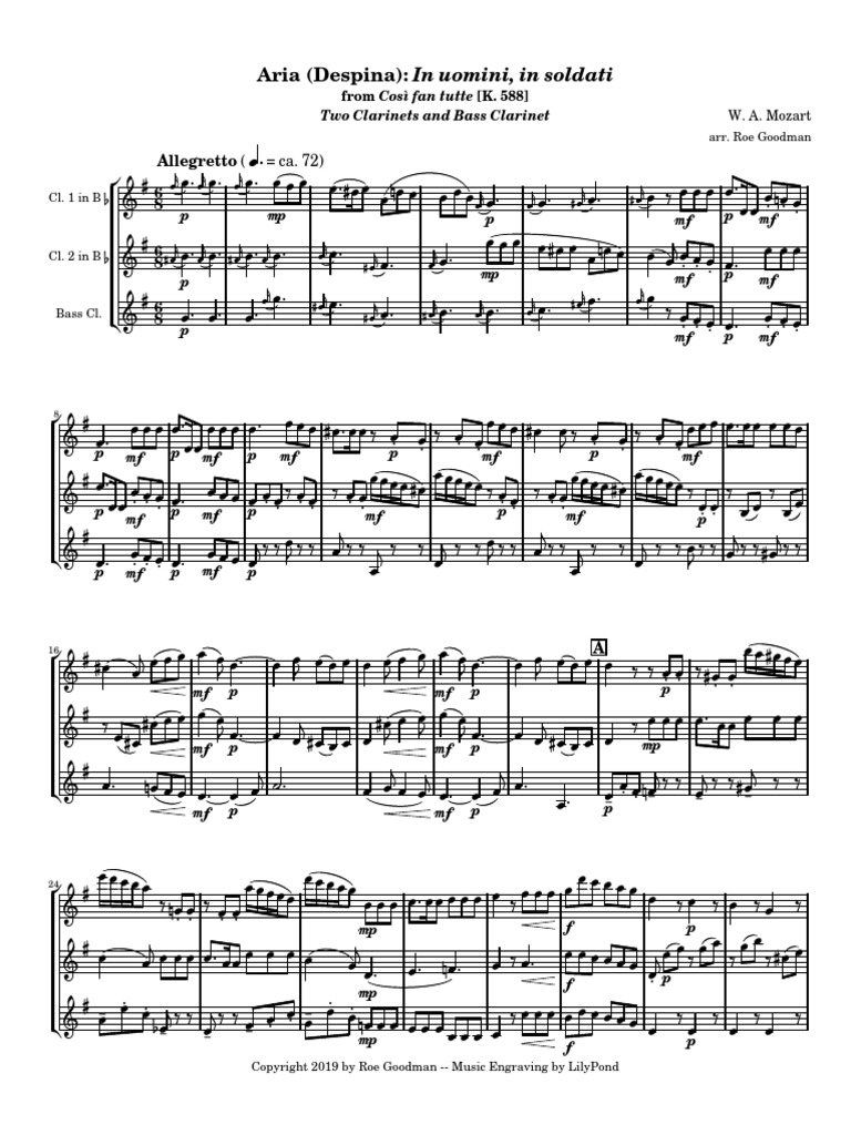 P MP MF MF MF P P P 86 86 86 P P P MF MF MF MP: Aria (Despina) : in ...