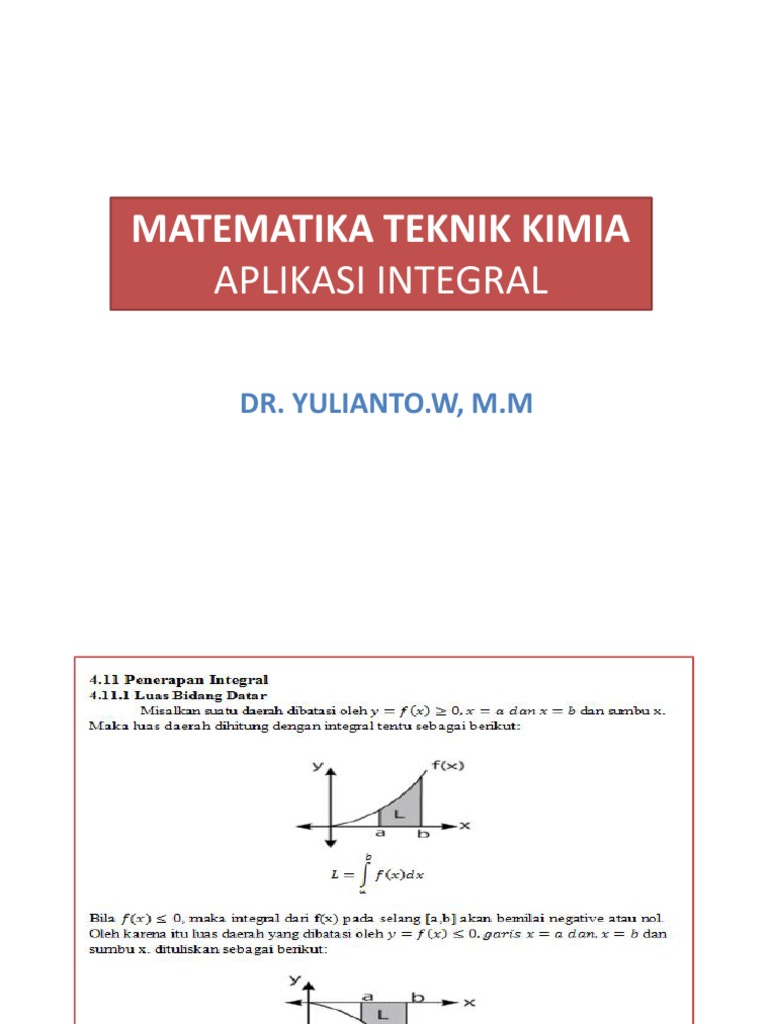 Aplikasi Integral | PDF