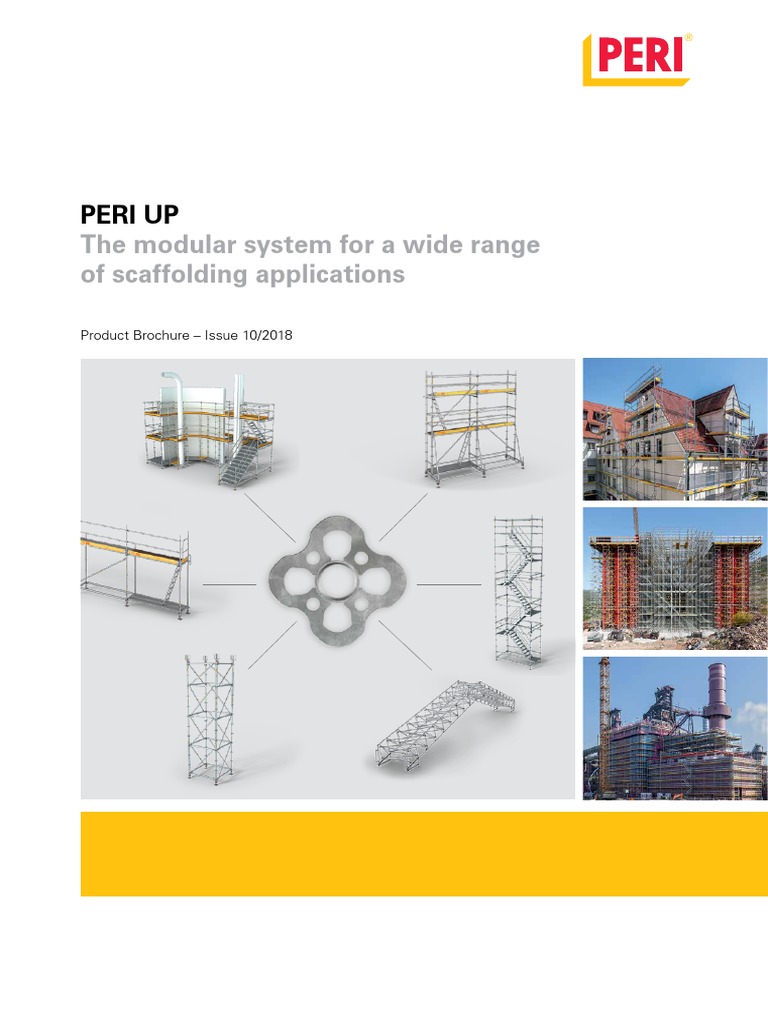 PERI UP Modular System For Scaffolding Applications | PDF | Scaffolding ...