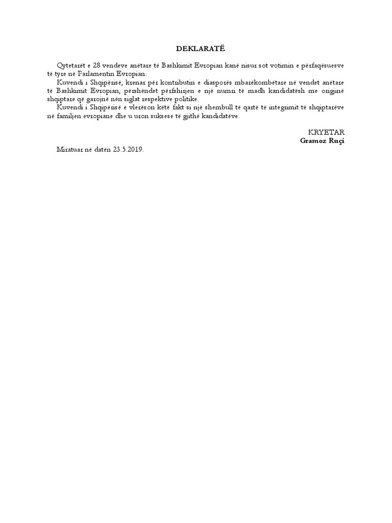 Deklarate 2019 05 23 2277 2 PDF | PDF