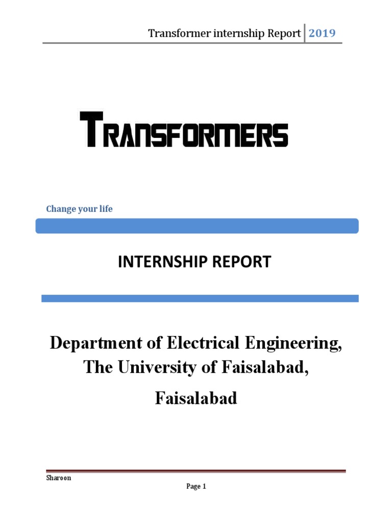 Transformer Report | PDF | Electromagnetic Induction | Transformer