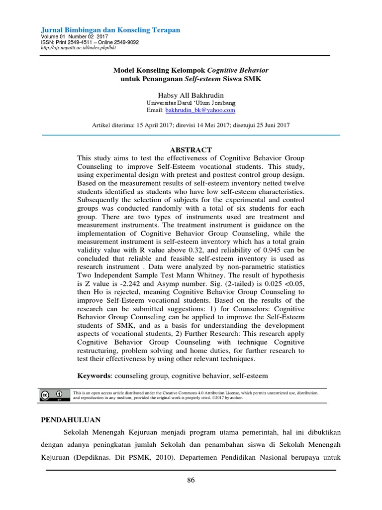 Model Konseling Kelompok Cognitive Behavior Untuk | PDF | Psychotherapy ...