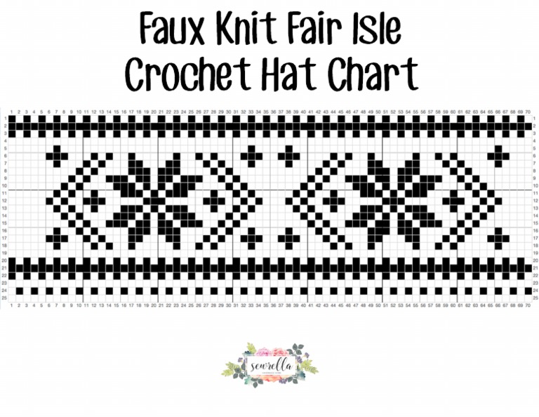 Crochet Hat Chart | PDF