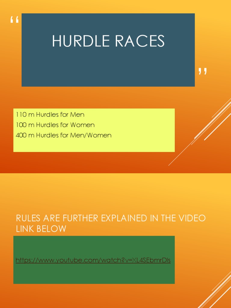 Hurdle Races | PDF