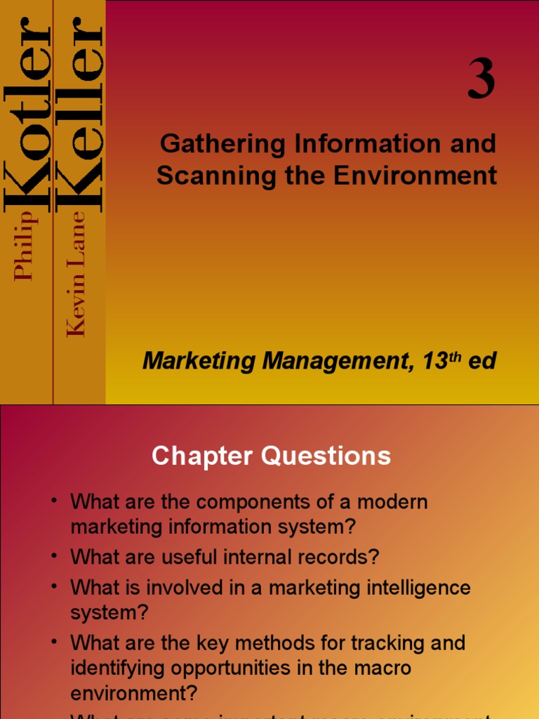 Chapter 3 Marketing Management Pdf Marketing Sales