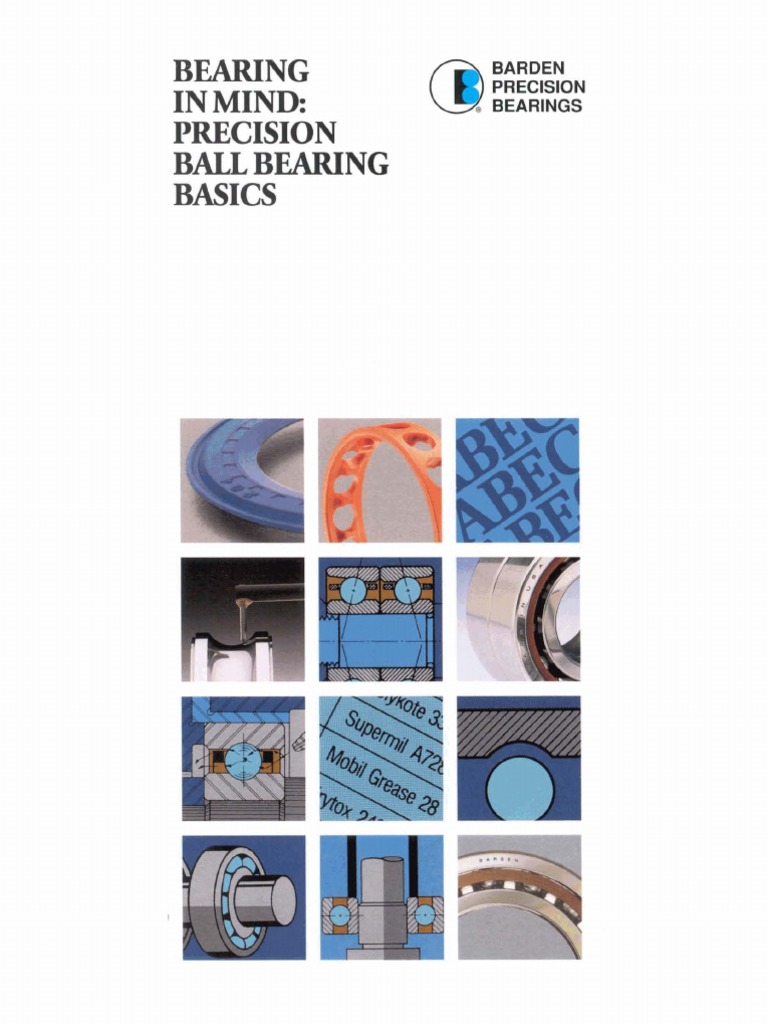 Bearing (N Mind: Precision Ball Bearing Basics: Bearings | PDF ...