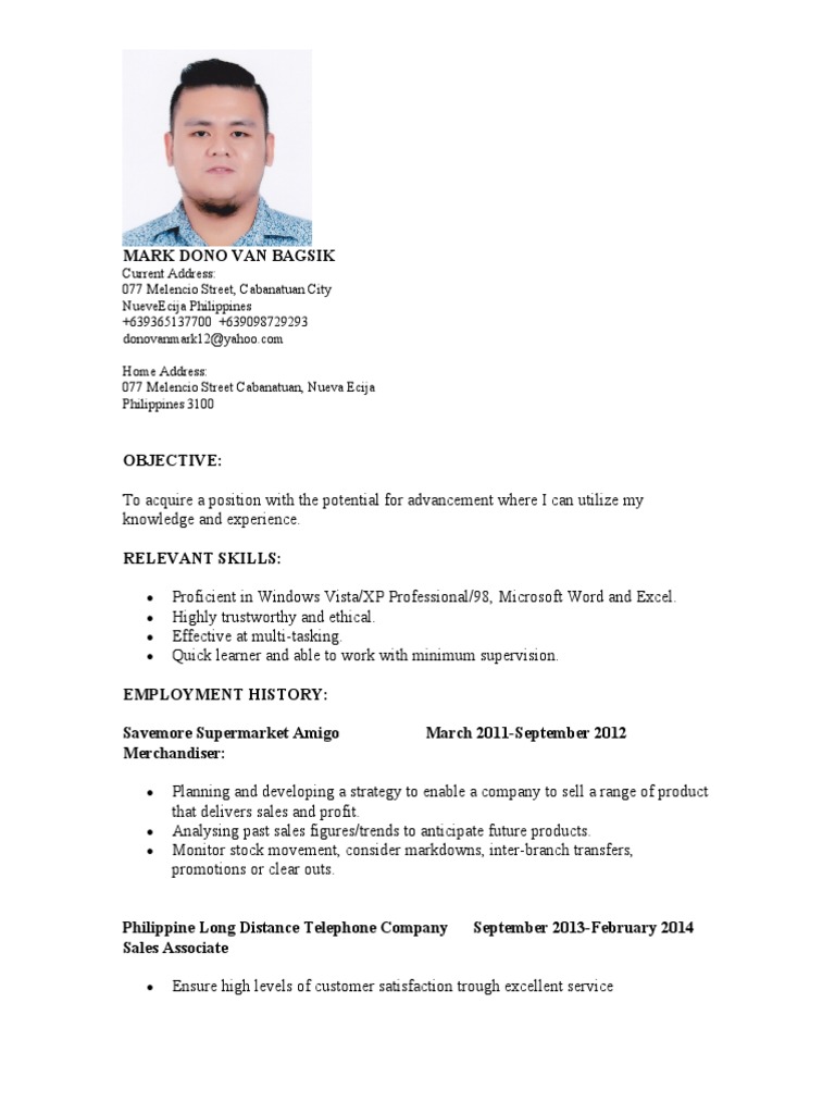 MARK CV Update | PDF